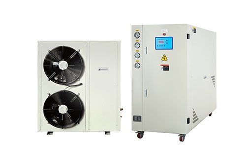 Split industrial chiller